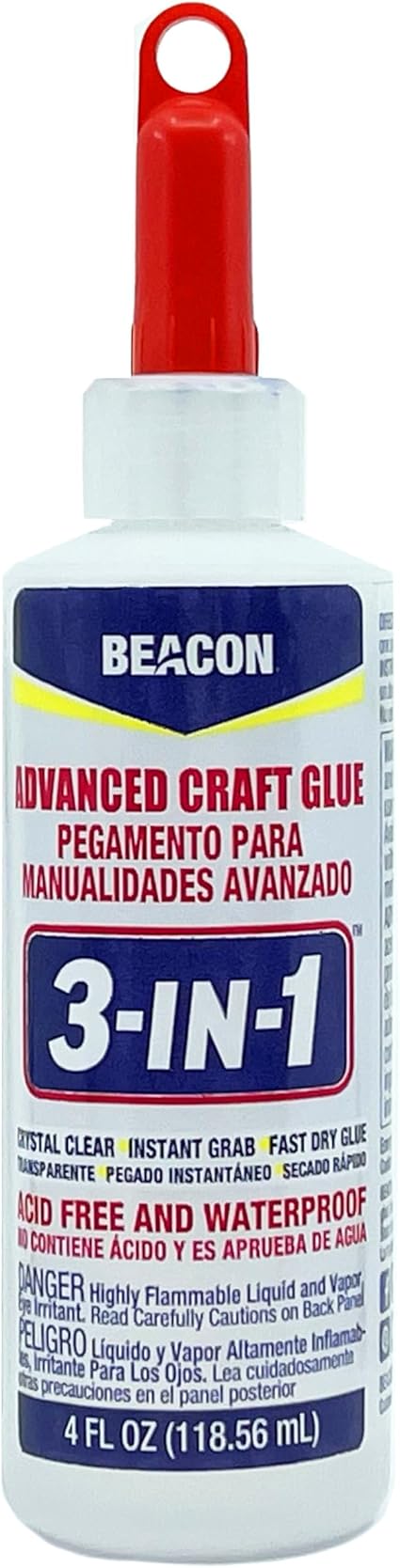 Amazon.com: BEACON 3-in-1 Advanced Craft Glue - Fast-Drying, Crystal ...