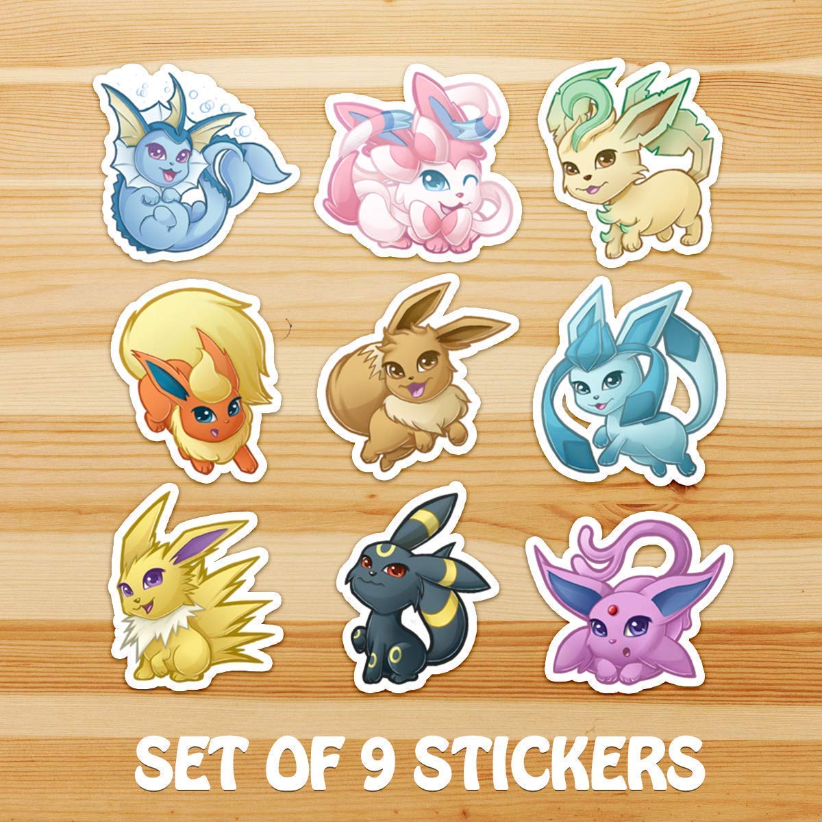 Buy Pokemon - Eeveelution - Set of 9 - All Eeveelutions - Original ...