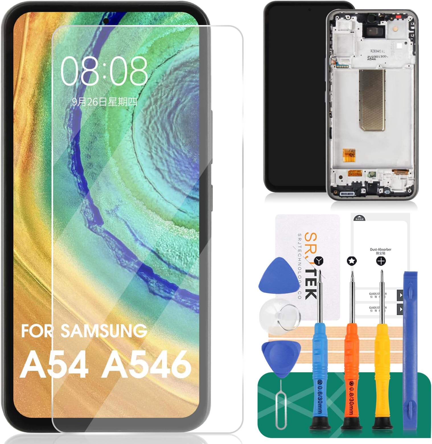 Amazon.com: OLED for Samsung Galaxy A54 Screen Replacement for Samsung ...