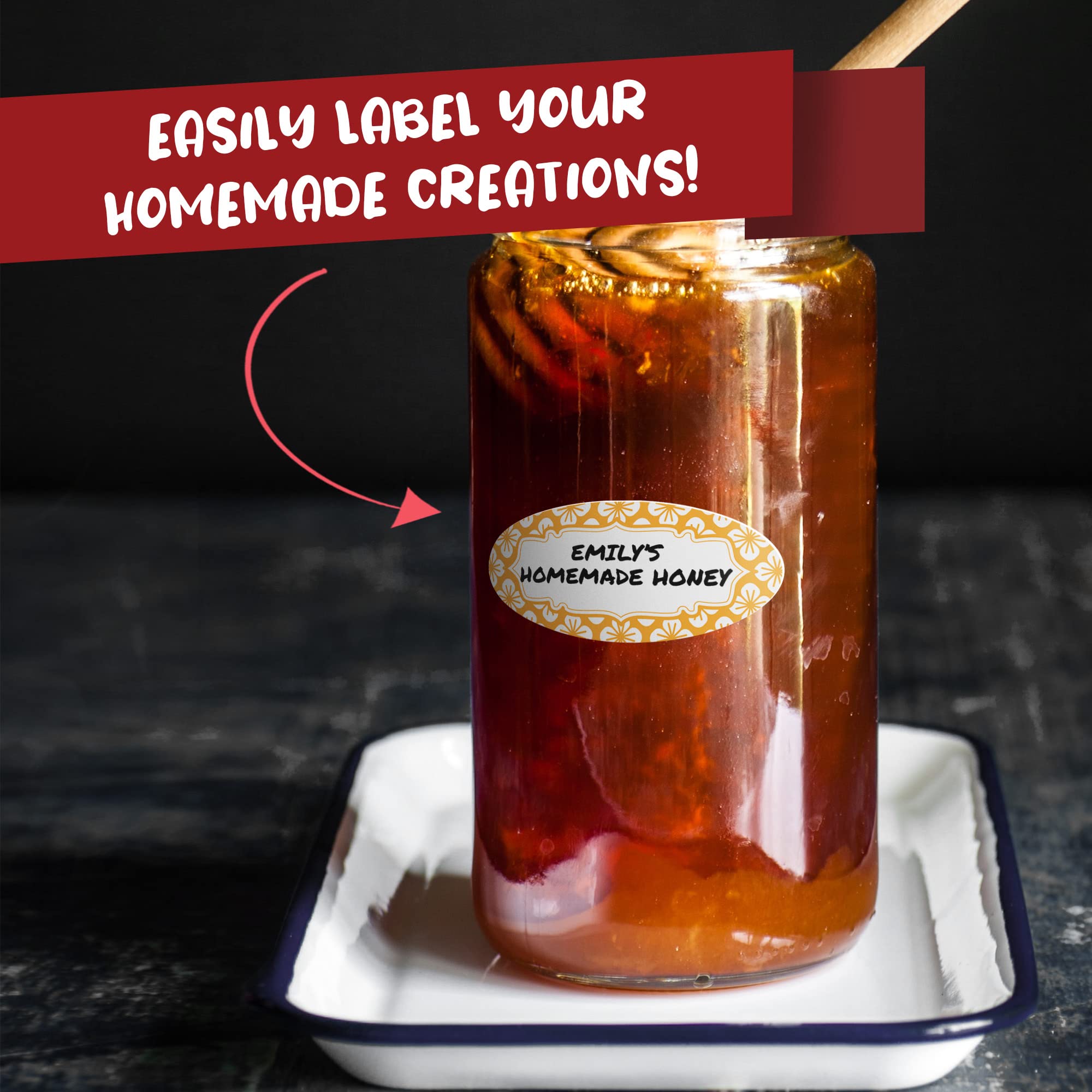 Snapklik.com : MESS Dissolvable Canning Labels For Jars - Dissolvable ...