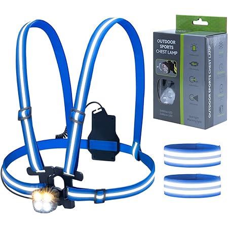 LUMEFIT Run Light, Running Light for Runners Chest LED Lamp - 90 ...