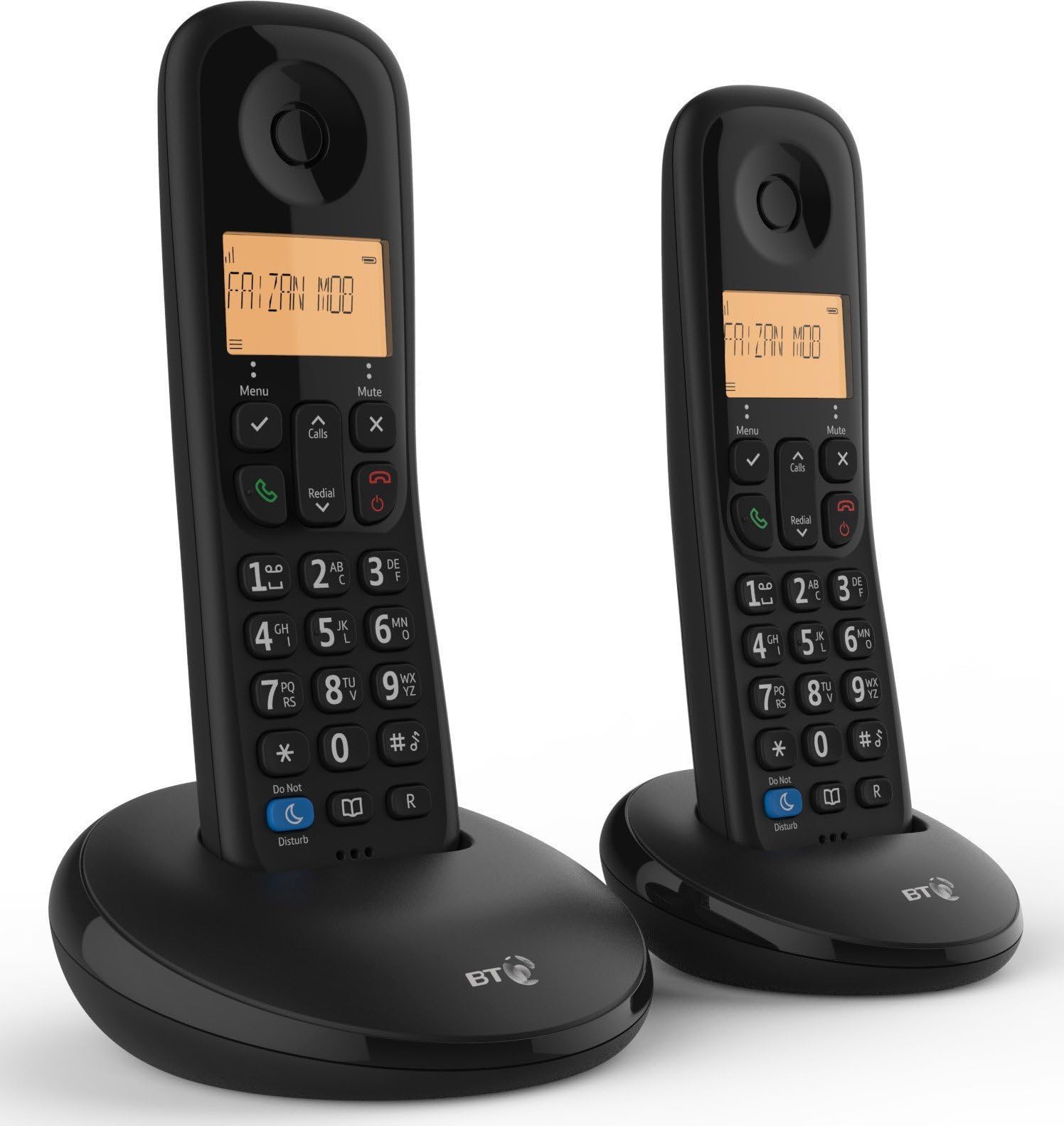BT BT3560 TWIN Cordless Phone with Answering Machine ( Hands Free ...
