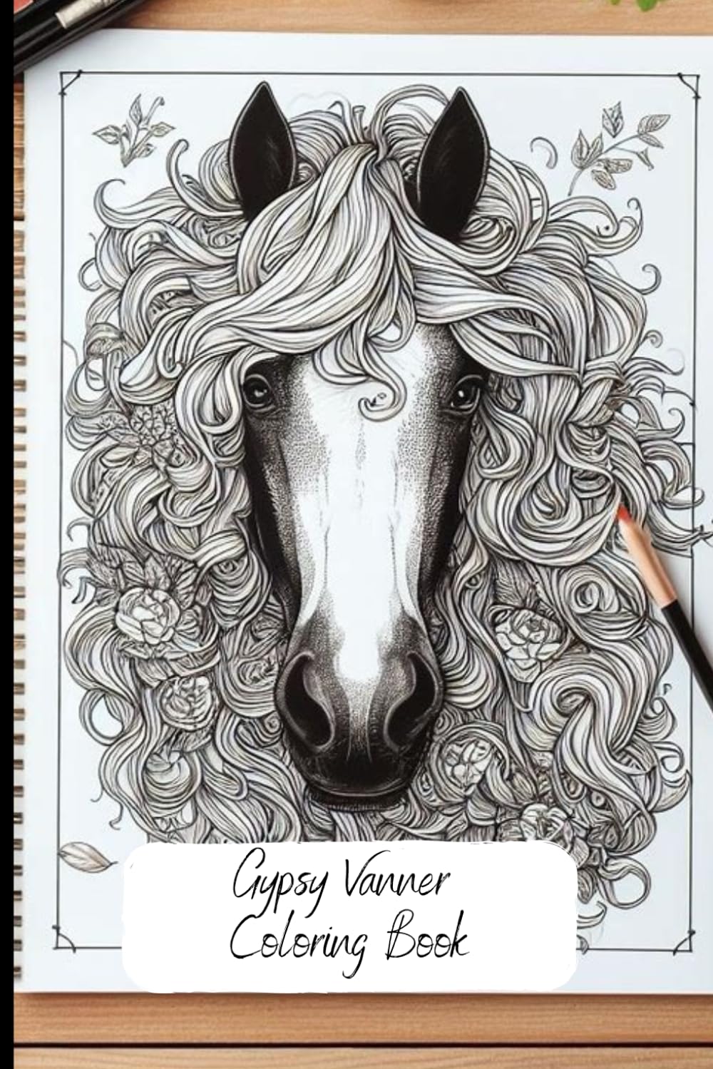 Amazon.com: Gypsy Vanner Coloring Book: 9798867406691: Vaughn, Lisa: Books