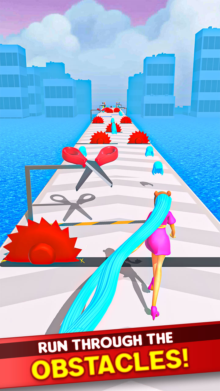 Hair Rush Challenge: Longer Hair Challenge Heels Run 3D - Long Hair ...