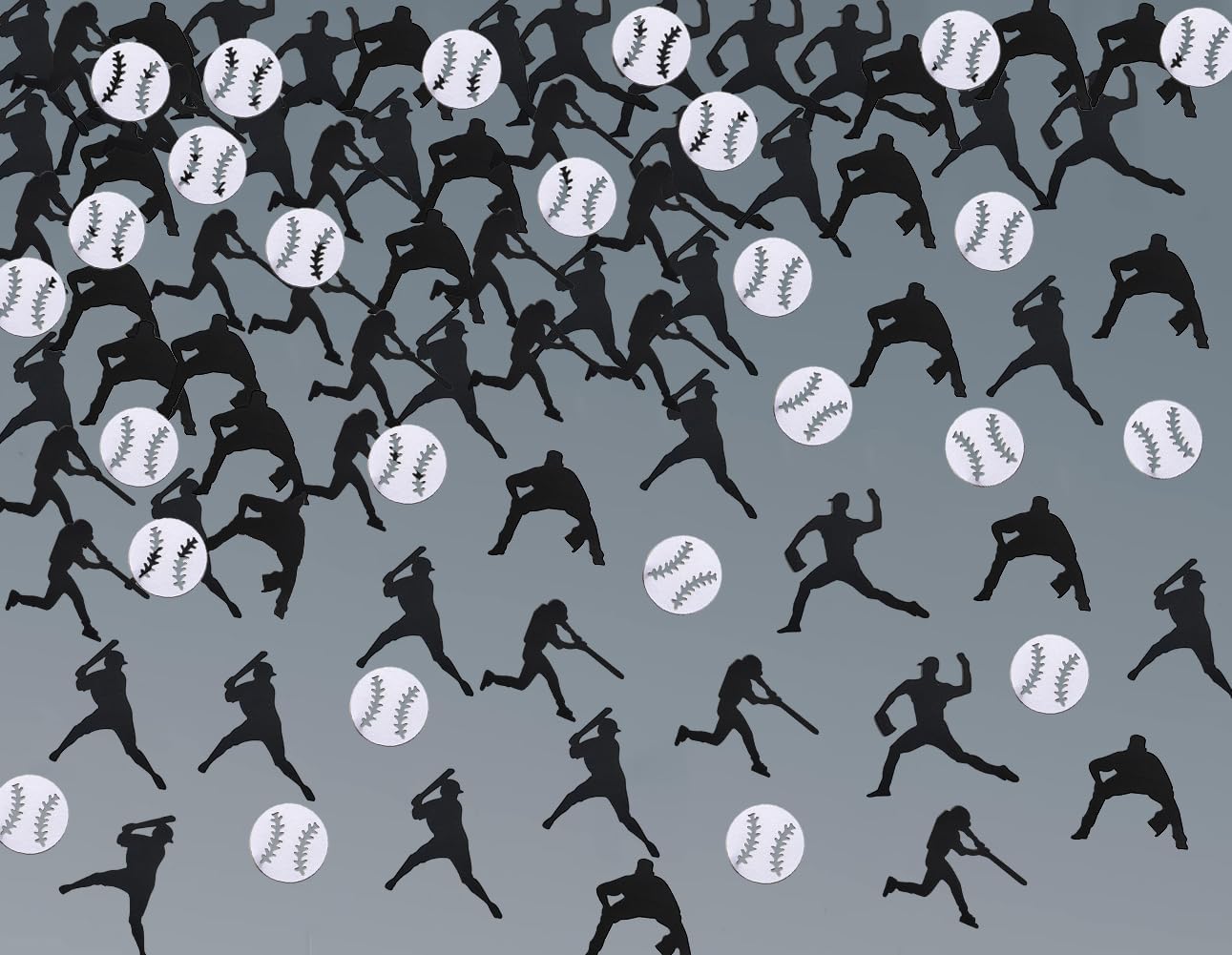 Amazon.com: YWWQSJH 100PCS Baseball Confetti Baseball Players Sports ...