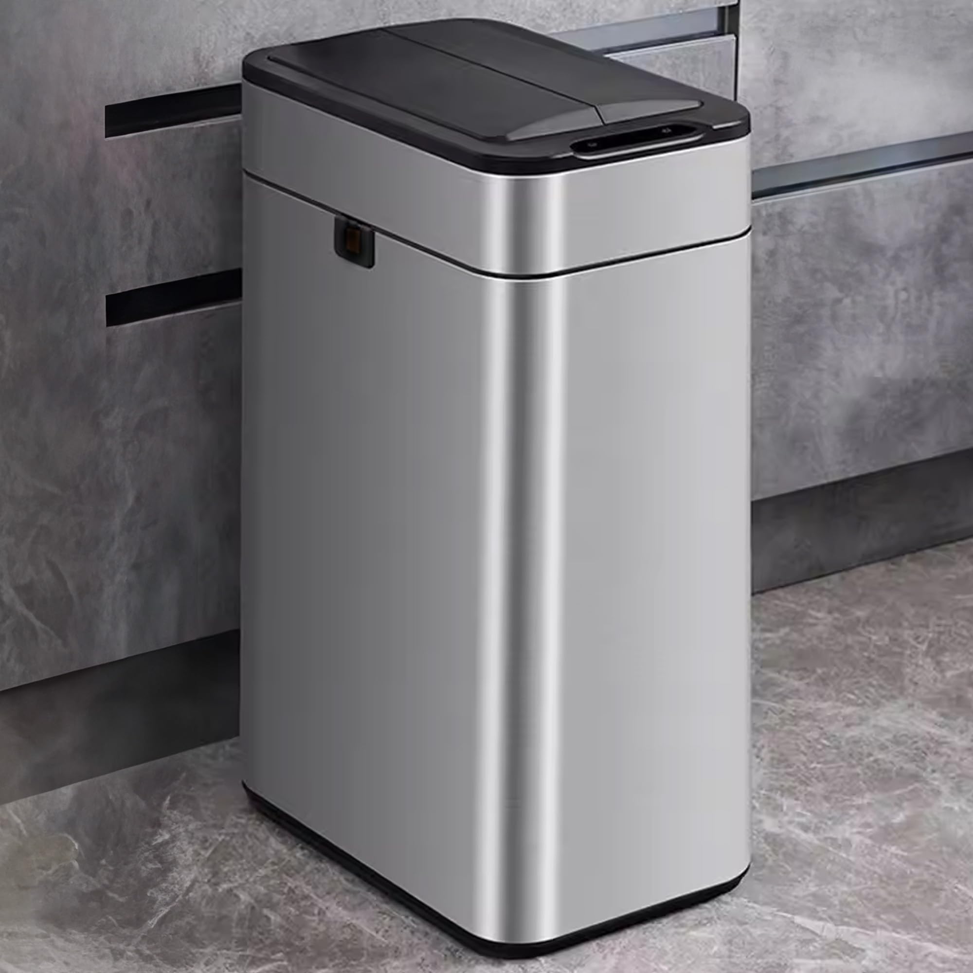 UMAI Stainless Steel Dustbin With Lid | 40L | Dustbin For Kitchen ...