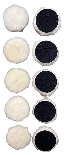 Amazon.com: Lambswool Polishing Pads Sheepskin Buffing Pads, Lambs Wool ...