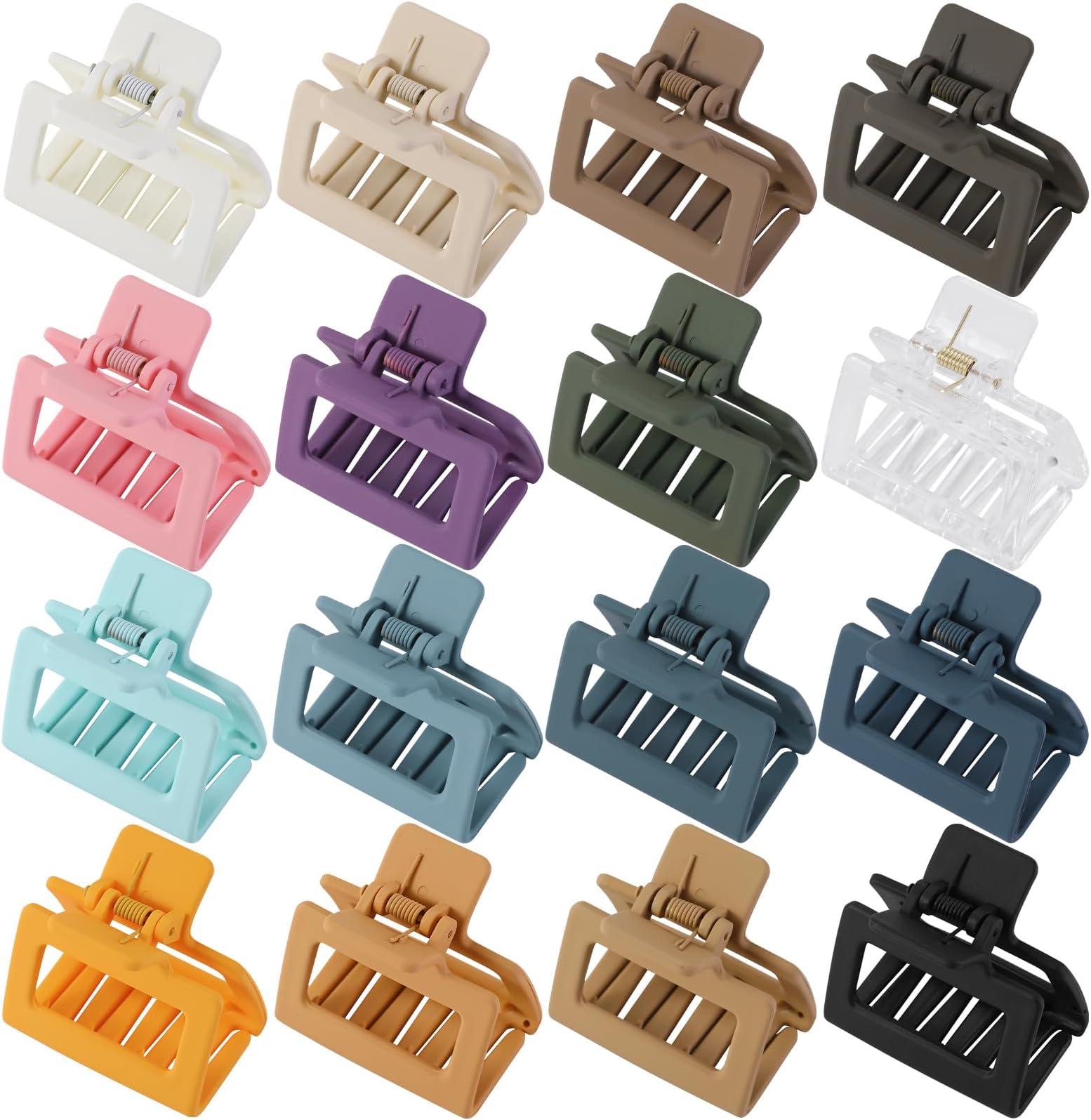 Amazon.com : Small Hair Clips for Women and Girls - 2 Inch Rectangle ...