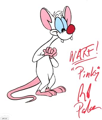 Rob Paulsen Hand signed 8x10 Glossy Photo as 'Pinky' from 'Pinky and ...