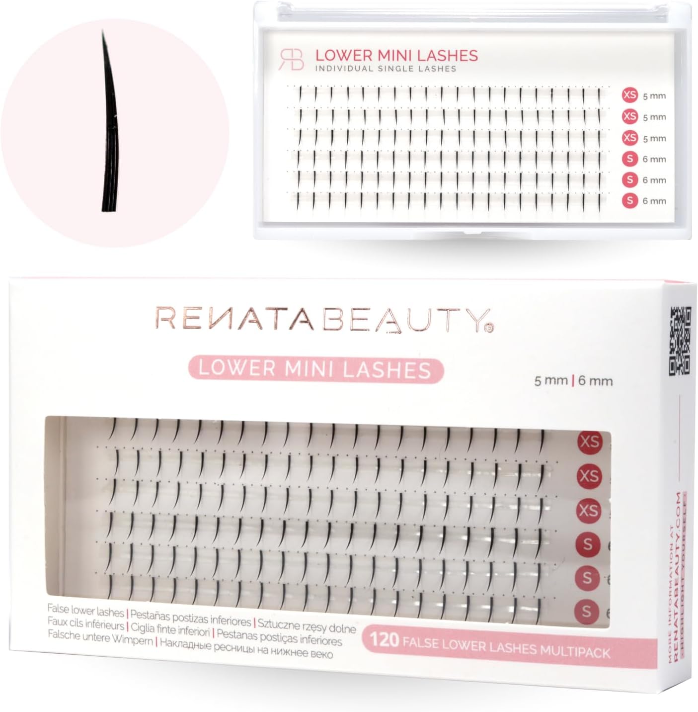 Amazon.com: Bottom Lashes Lower Eyelashes Natural Strip Fake Eyelashes ...
