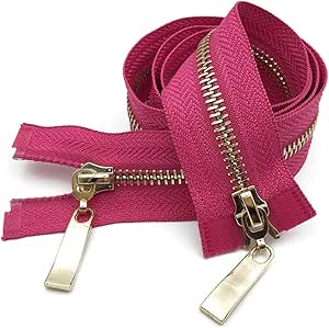 Closed End Zip,1Pc 80/100/120cm Auto Lock Metal Zipper Gold Double ...