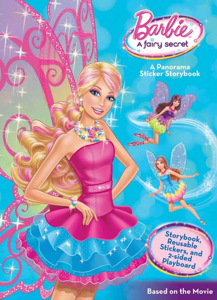 Barbie A Fairy Secret (Panorama Sticker Storybook): Fontes, Justine ...