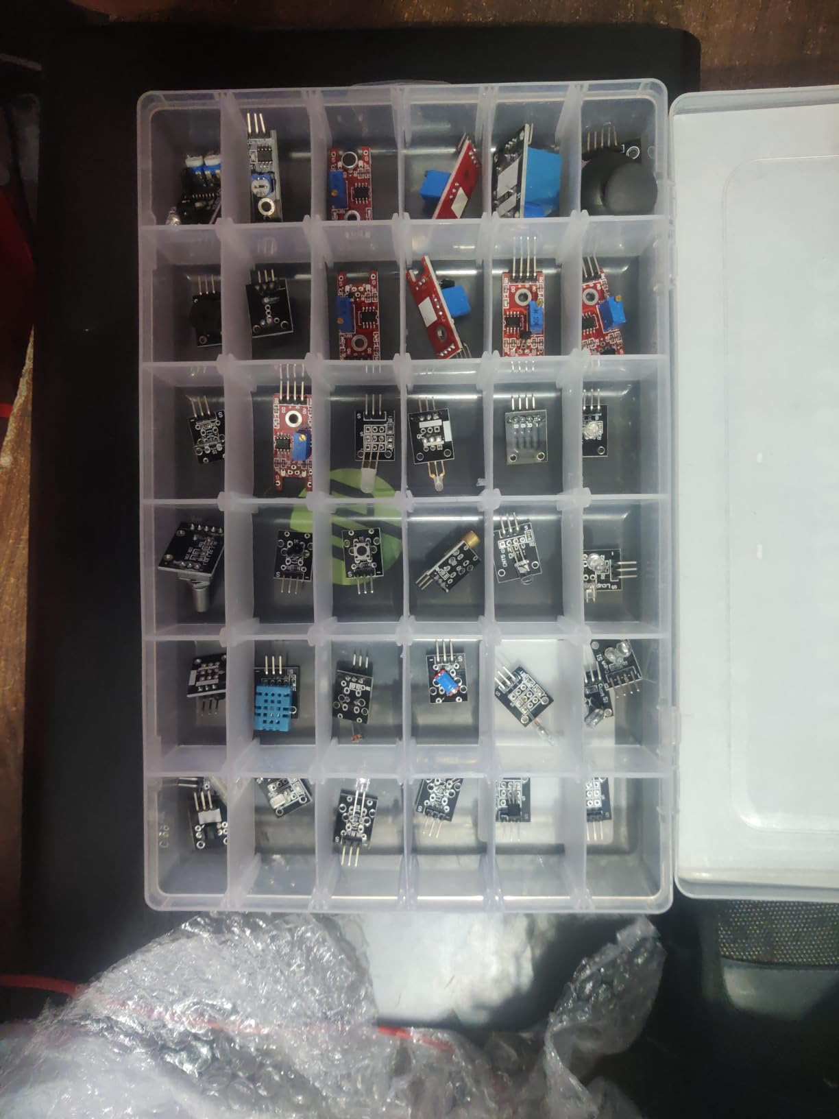 Sunrobotics Sensor Kit Combo 37 In 1 For Uno R3 And Raspberry Pi For Diy Prototyping Basic