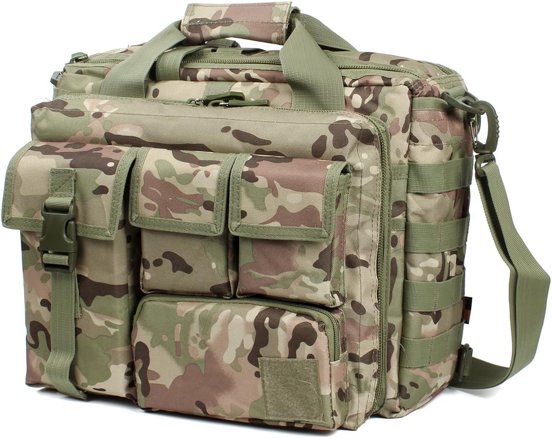 Amazon.com: Tactical Briefcase, 15" Men's Messenger Bag Military ...