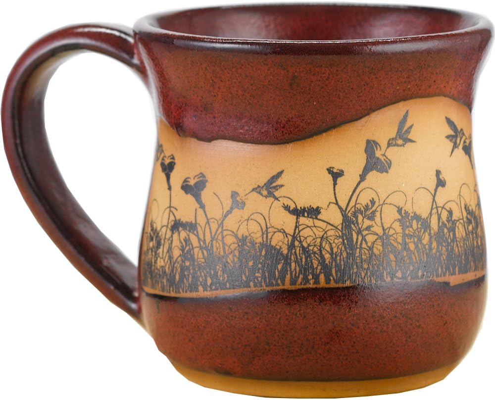 Amazon.com | ALWAYS AZUL POTTERY Mug in Garcia Blue - Handmade Ceramic ...