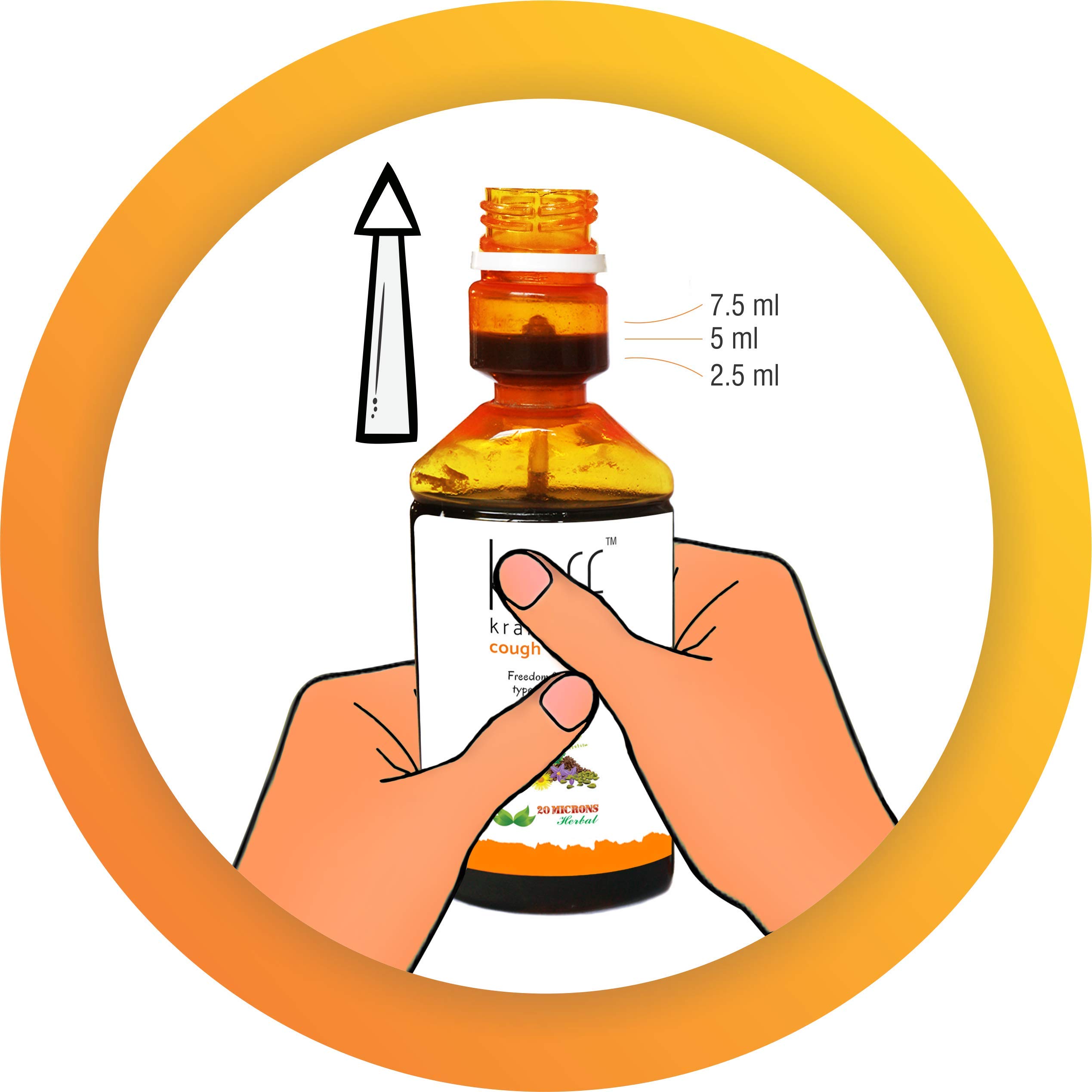 Koff Kranti Ayurvedic Cough Syrup With Tulsi Ardusi Saunth Yashthimadhu ...