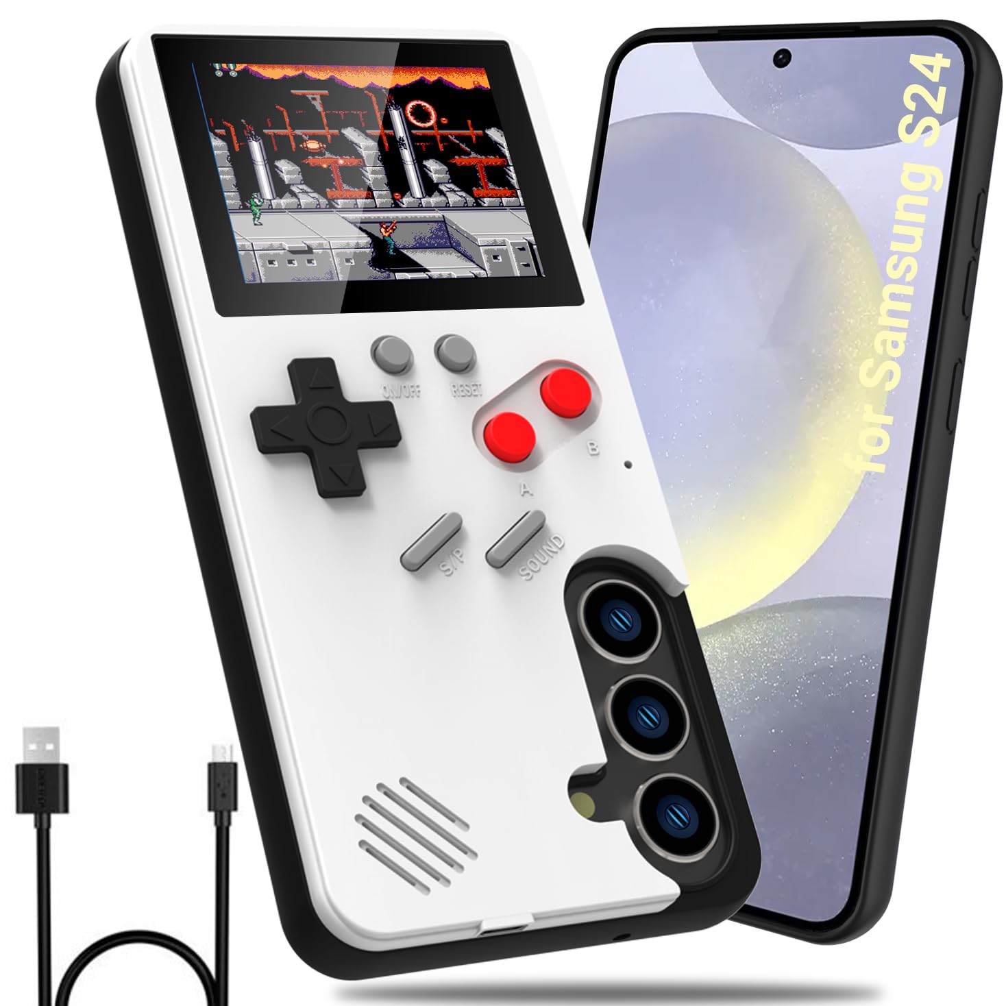 Amazon.com: DOCOBOLO Compatible with Phone Case Samsung Galaxy S24 ...