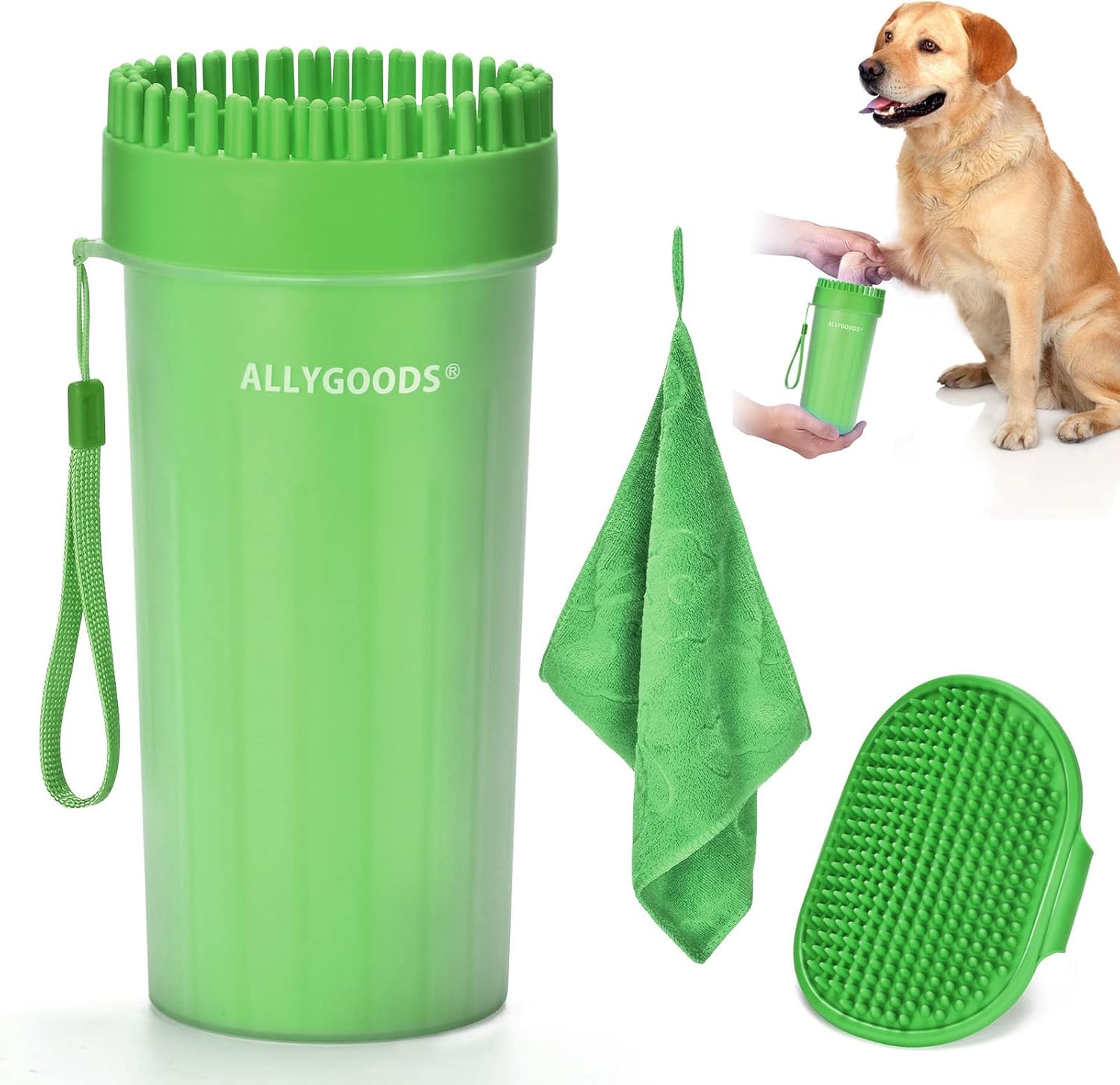 Amazon.com: ALLYGOODS Dog Paw Washer - Extra Large Foot Cleaner and ...