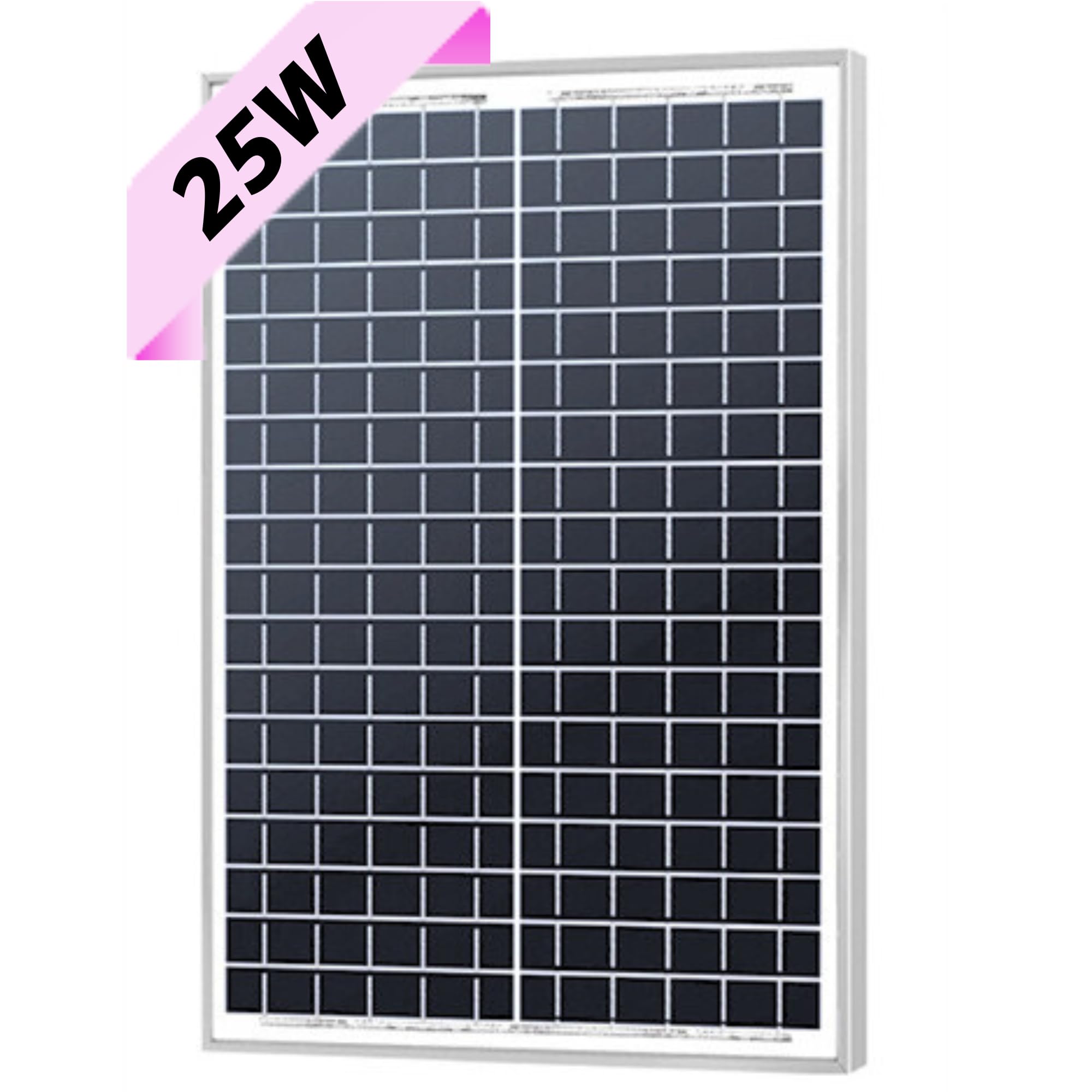 The Sun 25W-12V Solar Panel | Portable, Durable 25+ Years | Battery ...