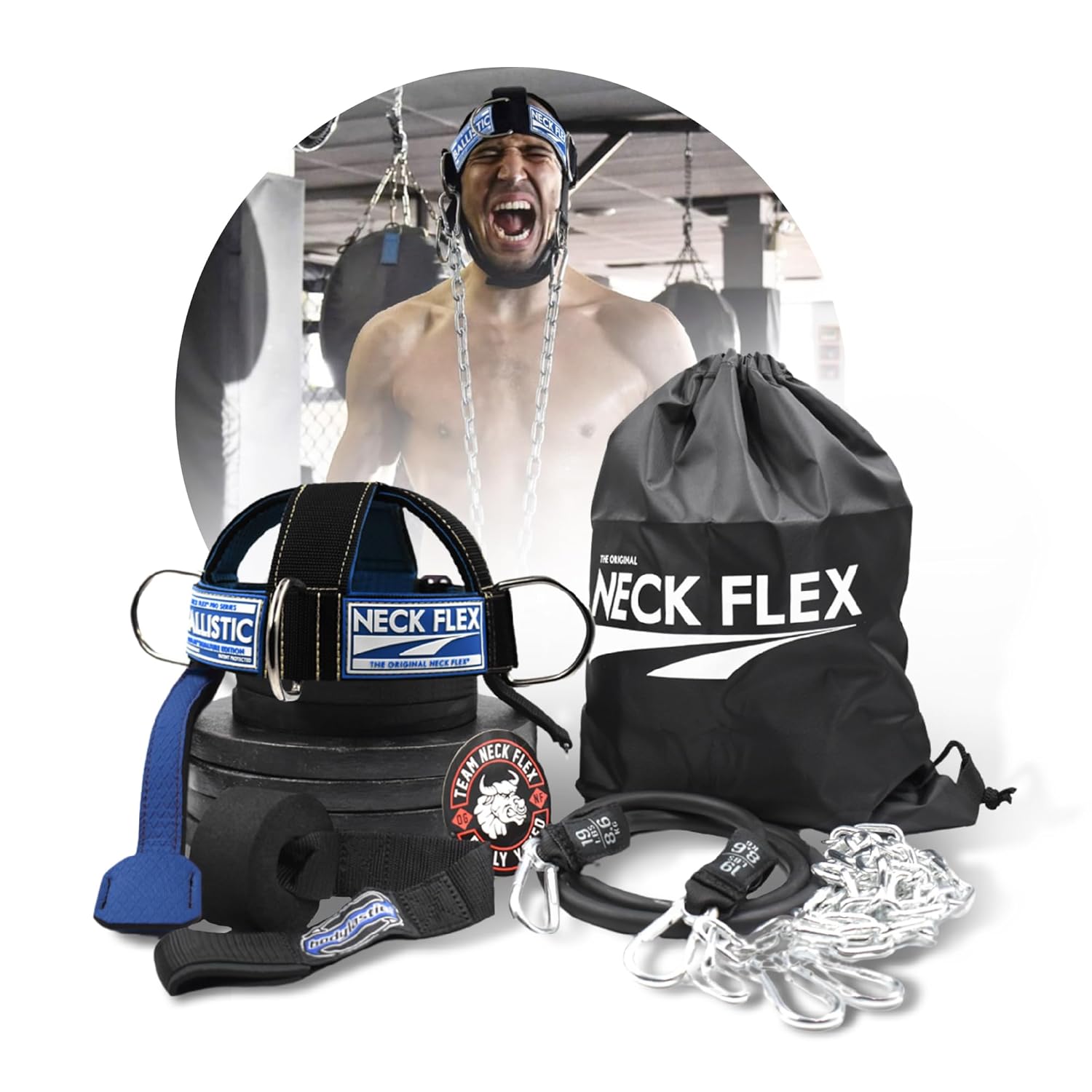 Buy Neck Flex - Ballistic Kevlar® Series, Neck Harness Trainer Kit ...
