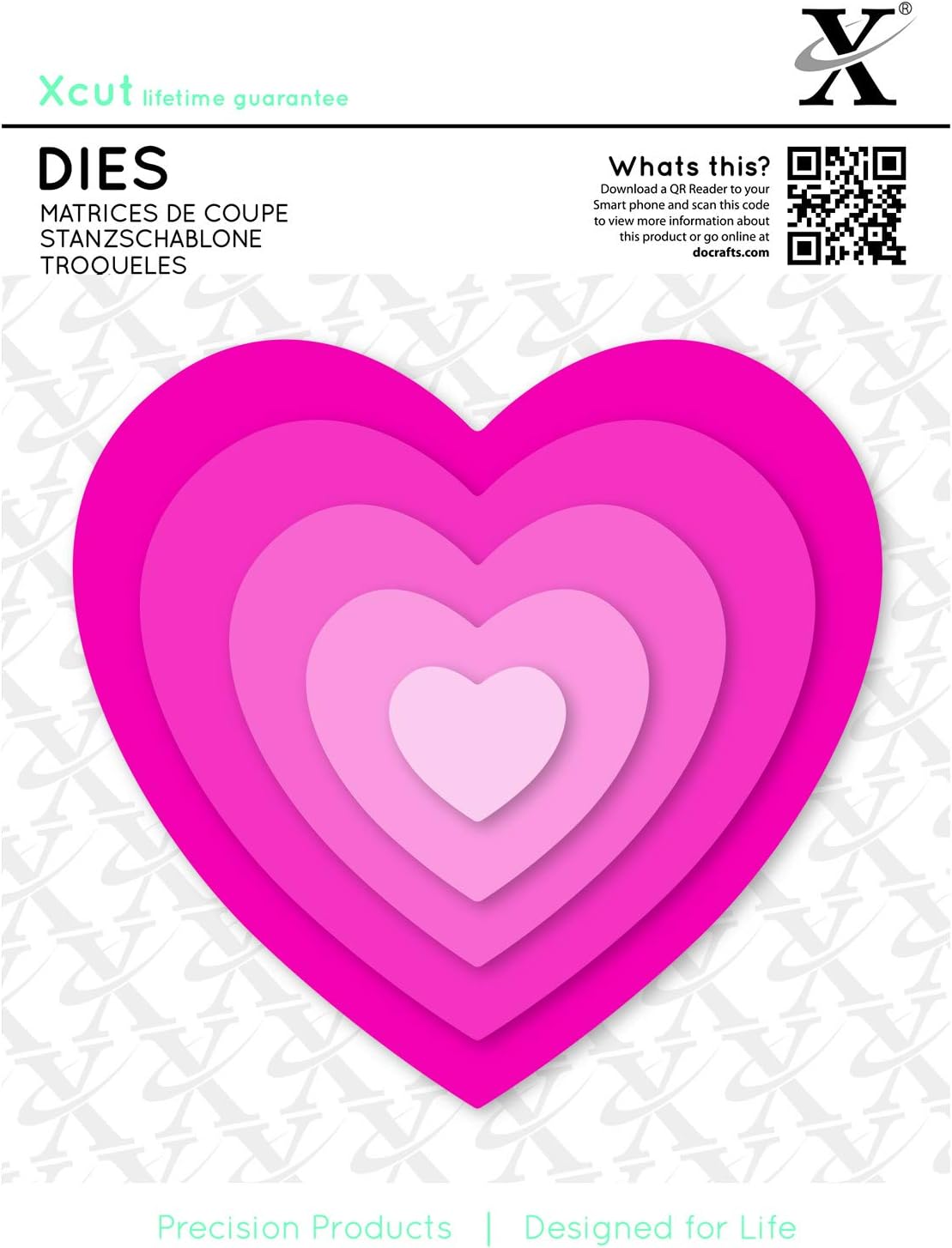 Docrafts Nesting Dies, Heart (Pack of 5) : Amazon.co.uk: Home & Kitchen