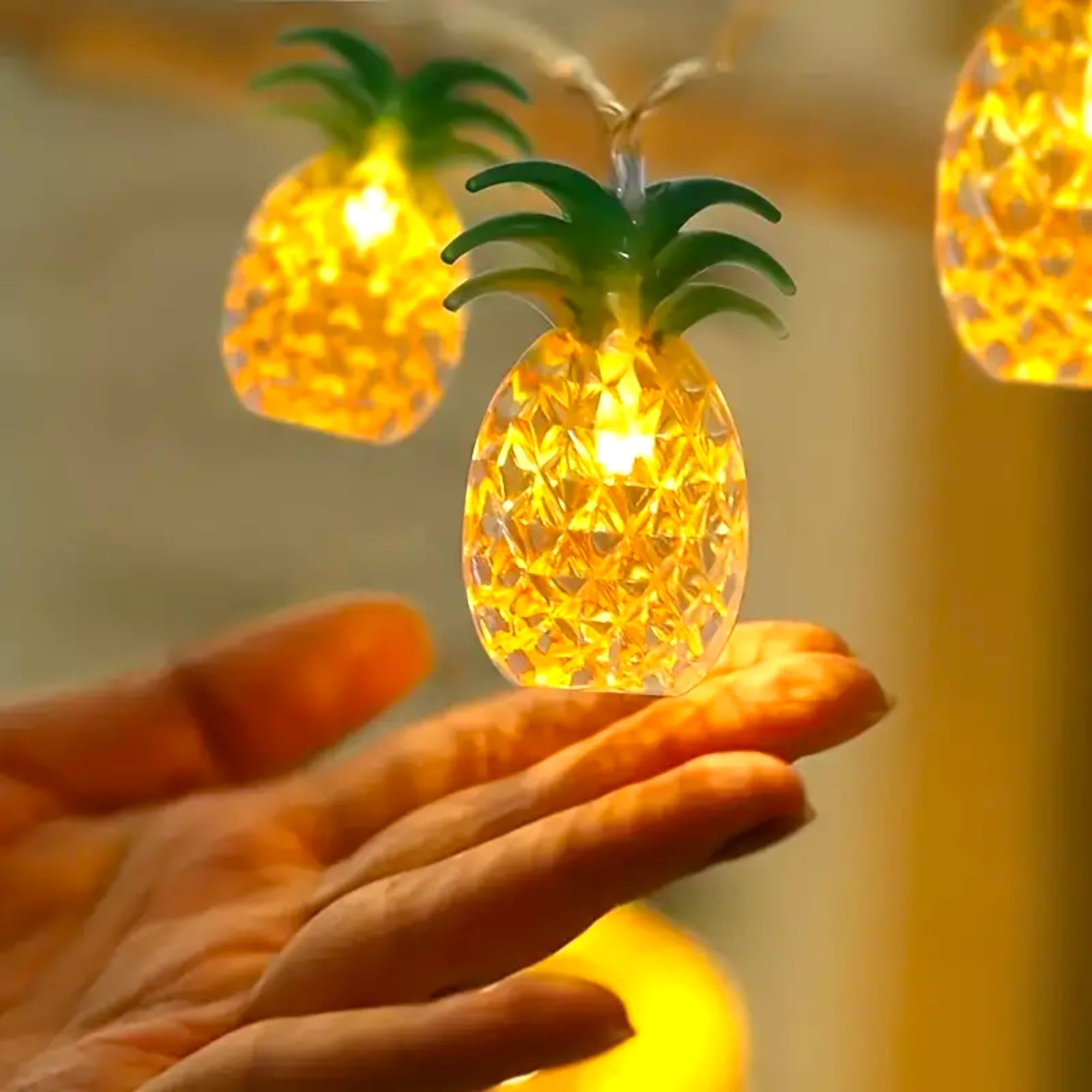 Pineapple Indoor Lighting Dropship 1pc; Pineapple String Lights;