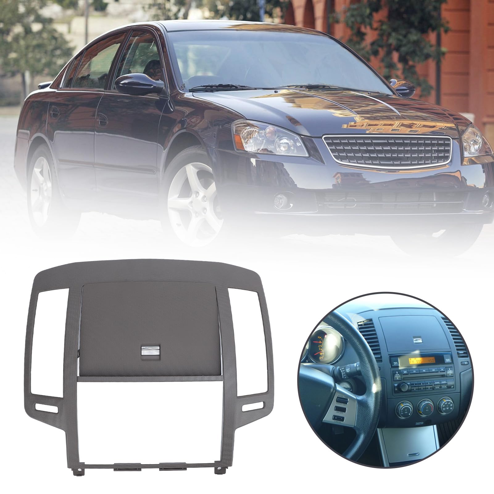Center Dash Radio Bezel Trim Panel 2005-2006 Nissan Altima Center Dash ...