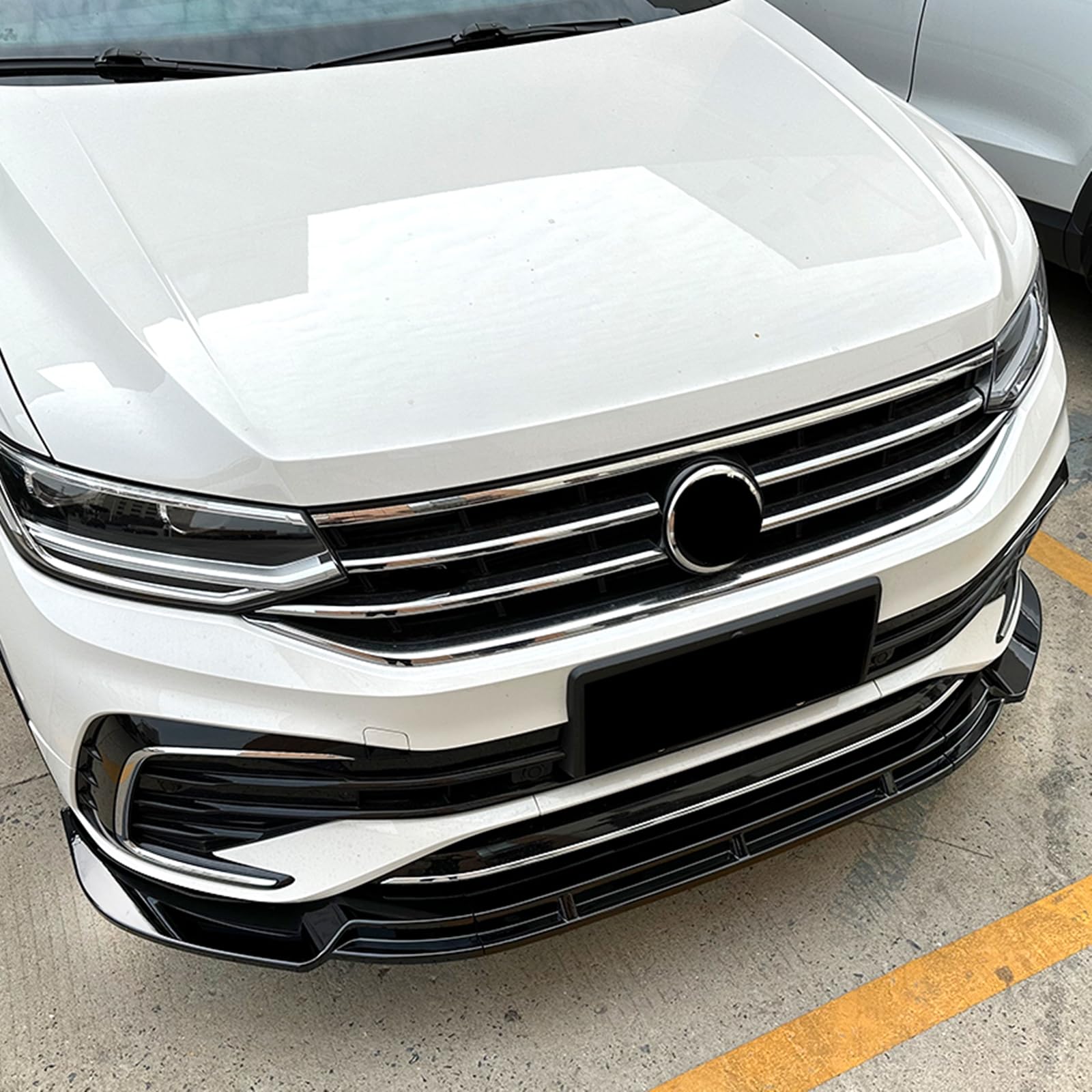 Snapklik.com : For Tiguan R Line 2021-2023 Glossy Black Carbon Fiber ...