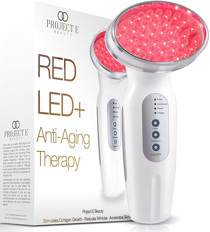 Amazon.com: Project E Beauty RED Light Therapy Machine | Wireless ...