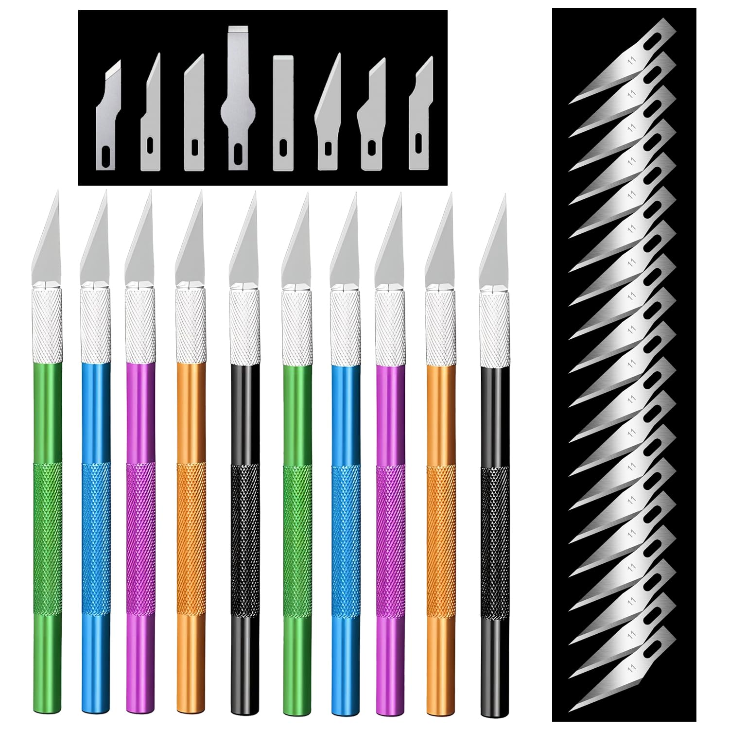 38pcs 8" Exacto Knife & Blades Set for Crafts, Utility Razor Xacto ...