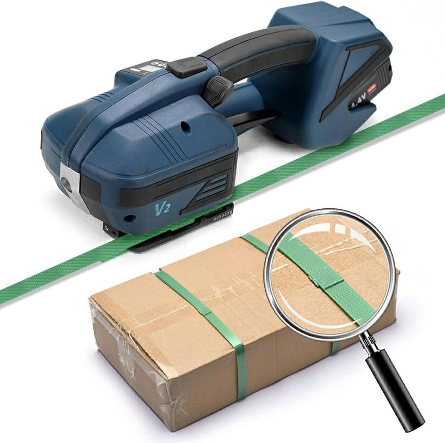 Amazon.com: Electric Strapping Machine with 4000mha Battery Automatic ...