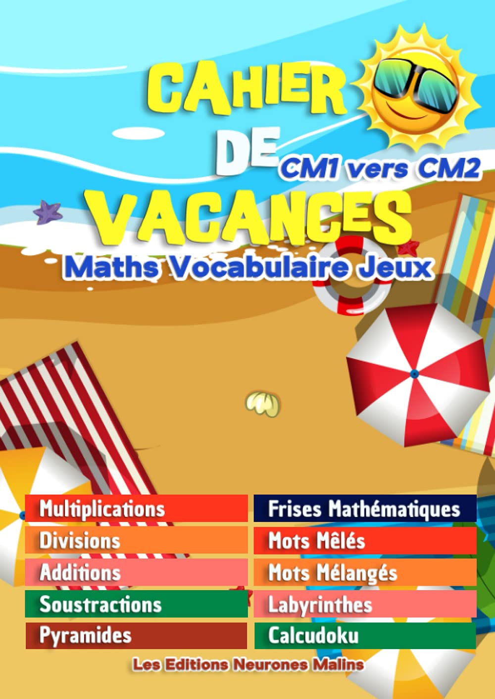 Buy Cahier De Vacances CM1 Vers CM2 Maths Vocabulaire Jeux