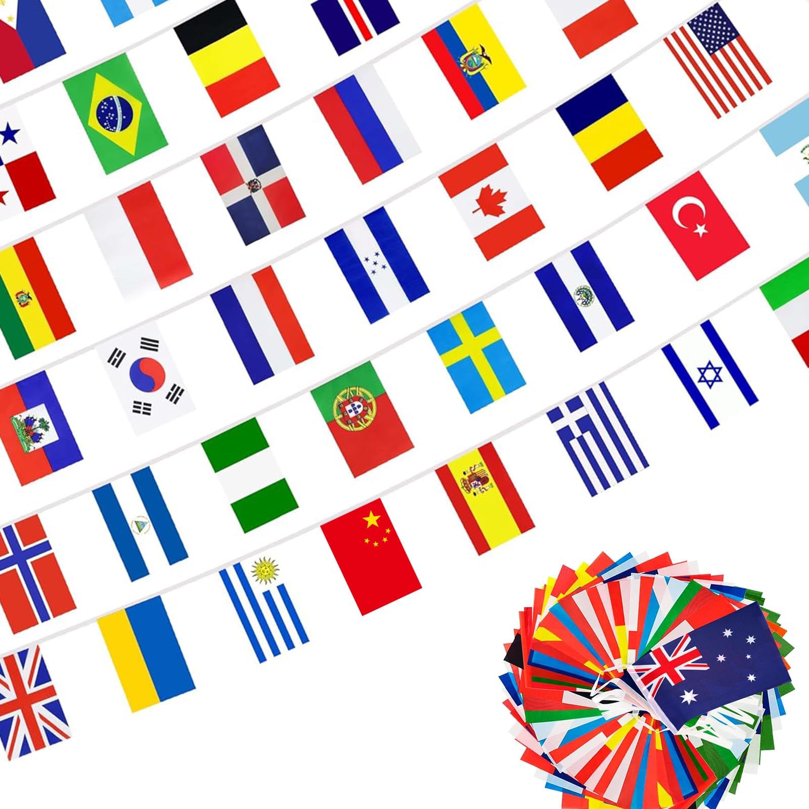 Amazon.com: Auhafaly New US 50 State Flags US History Classroom Decor ...
