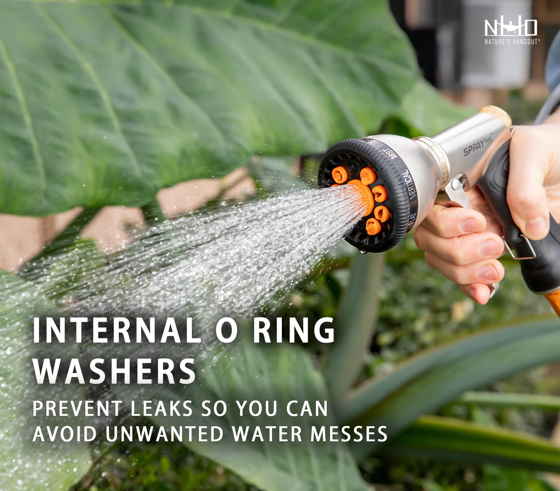 SprayTec Garden Hose Nozzle Sprayer – Premium Heavy Duty Metal Spray ...