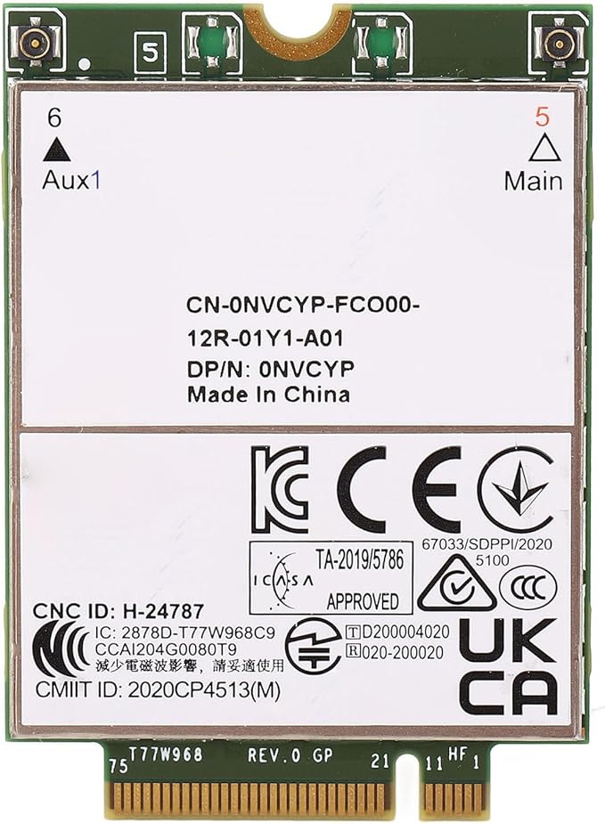 Amazon.com: T77W968 Card, 3G 4G 5G WWAN GPS Network Card, FDD LTE TDD ...