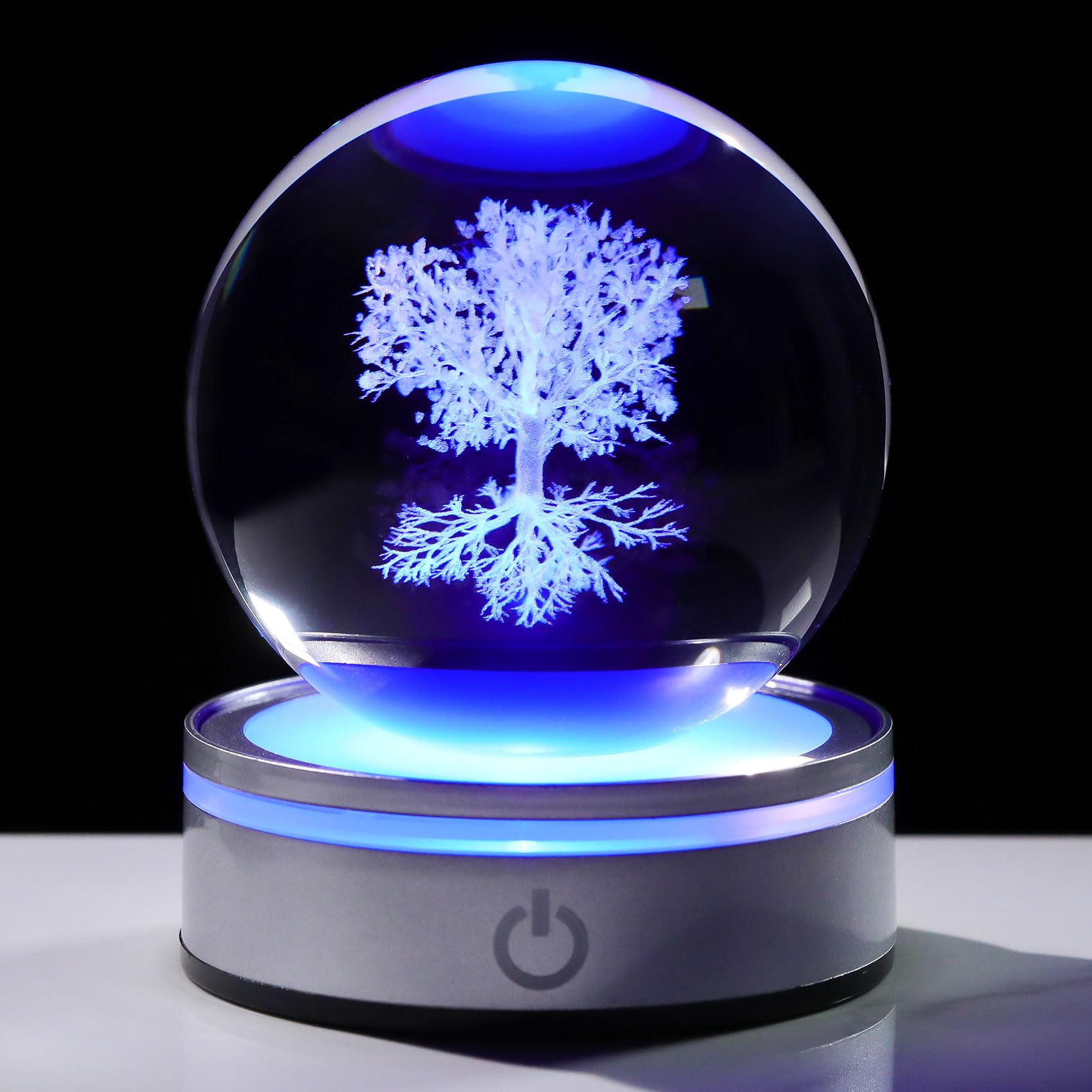 Amazon.com: Movdyka 3D Crystal Ball Tree of Life Gifts for Women Men ...