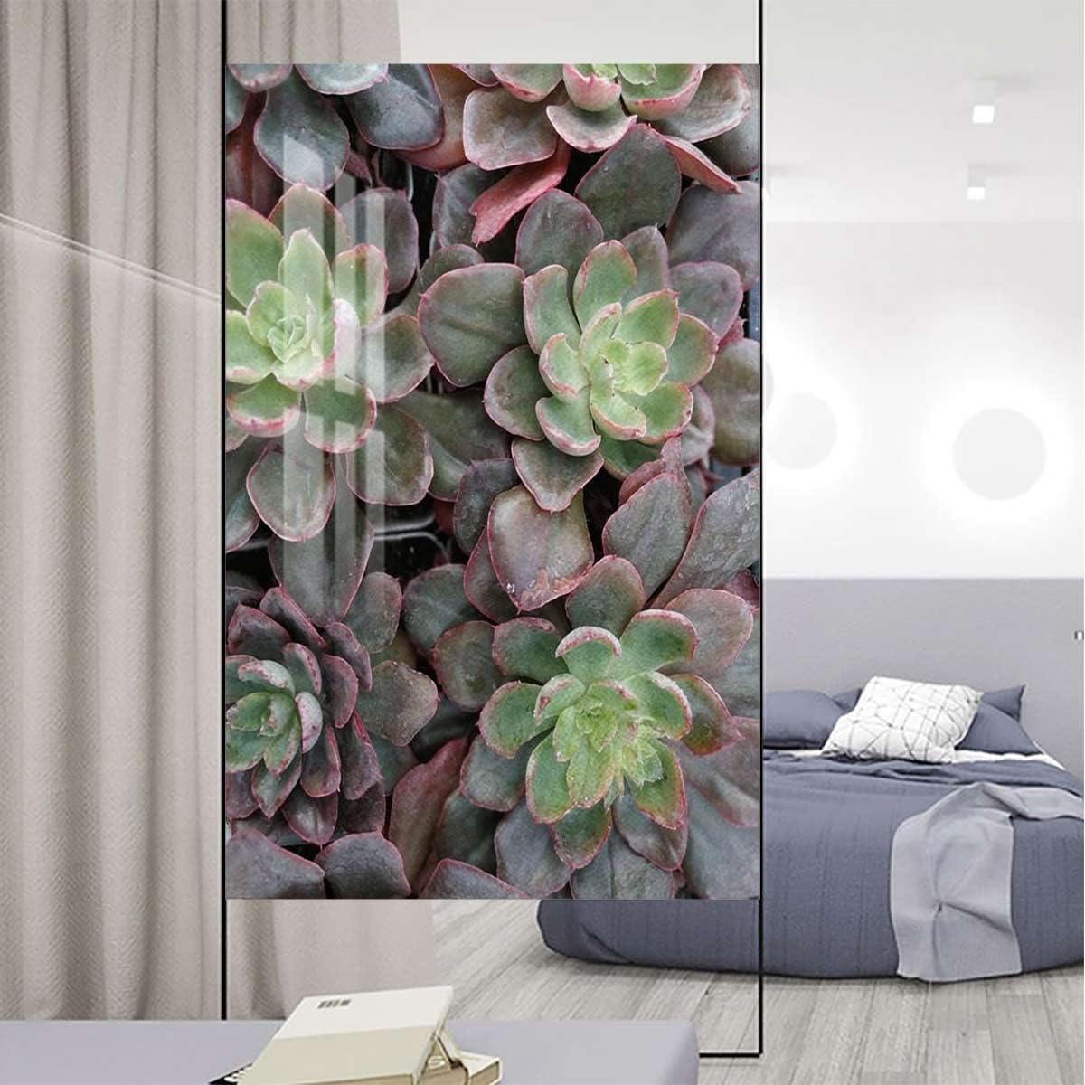 Amazon.com: Green Window Film Privacy Window Film Frosted Glass Film ...