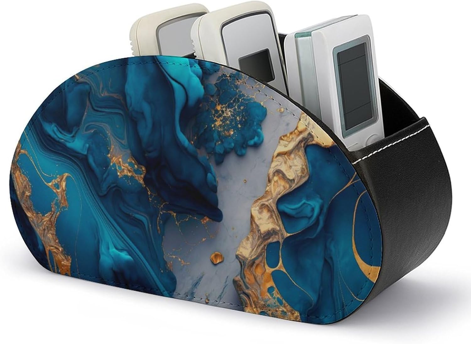 Amazon.com: PUYWTIY Luxury Marble Texture Gold And Blue Remote Control ...