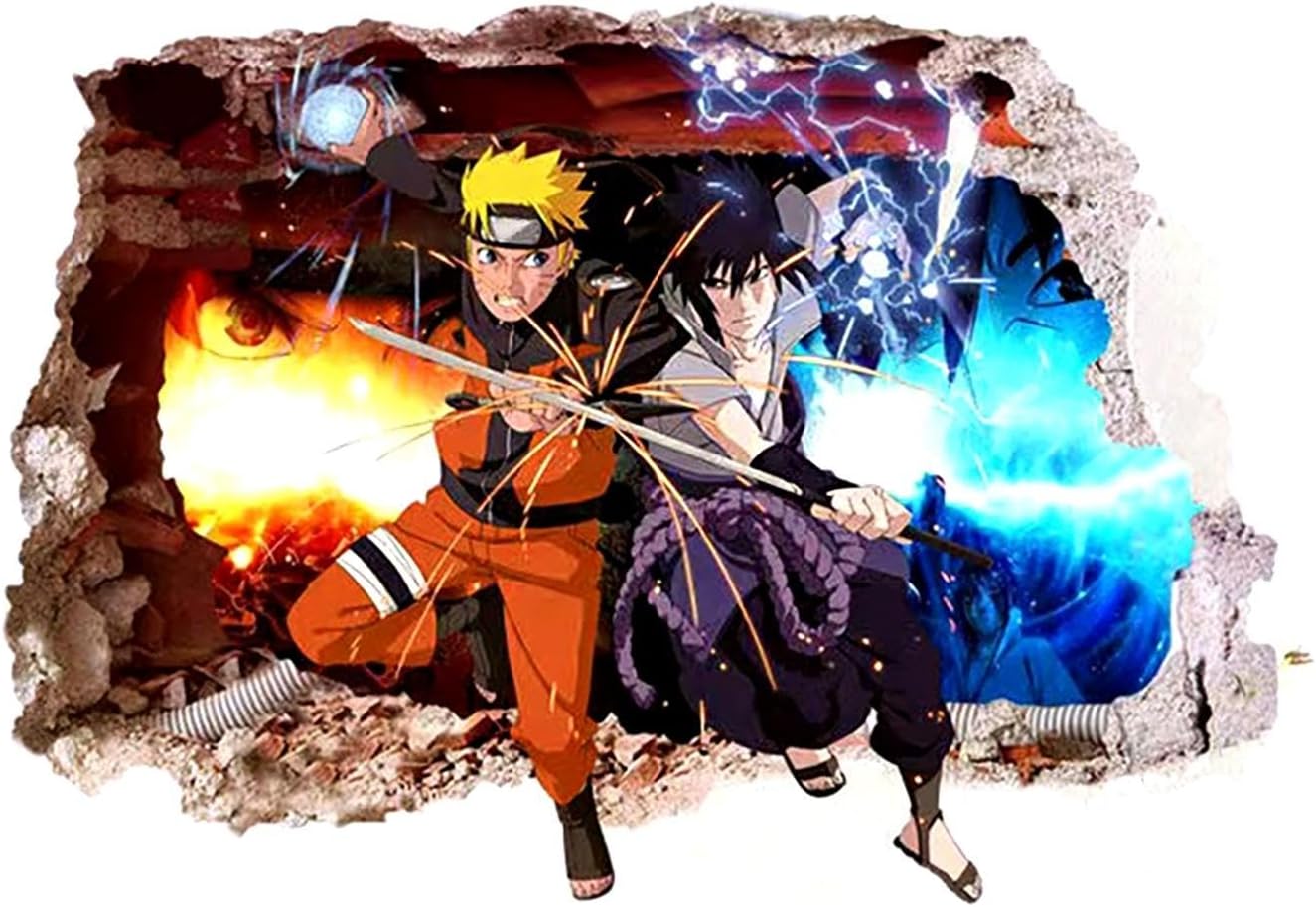 Amazon.com: CHAOSEE Anime Wall Stickers 24x36inch Large Size Peel and ...