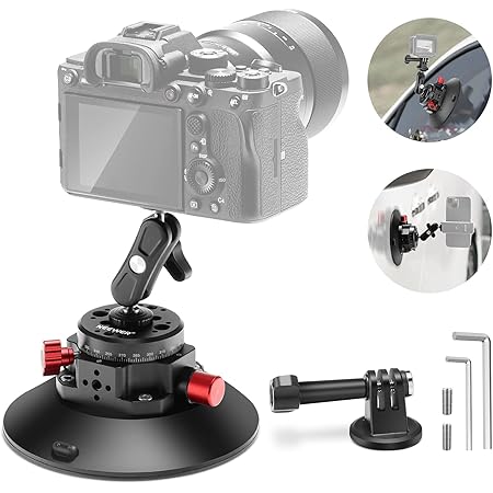 Amazon.com : Camera Suction Cup Mount for Gopro - ULANZI SC-02 4.5in ...