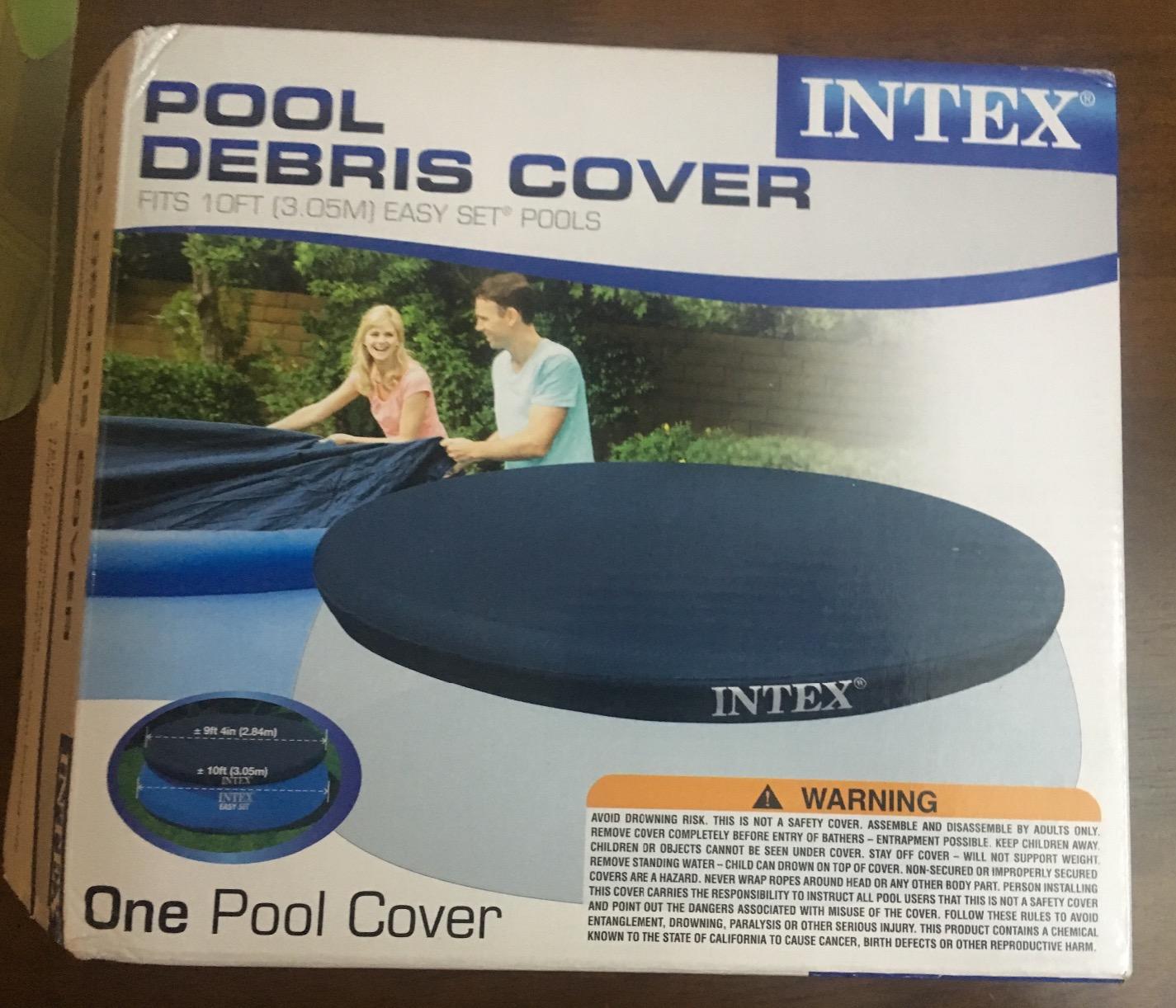 Intex Round Easy Set Pool Cover, 10-Foot, Multicolour : Amazon.in ...