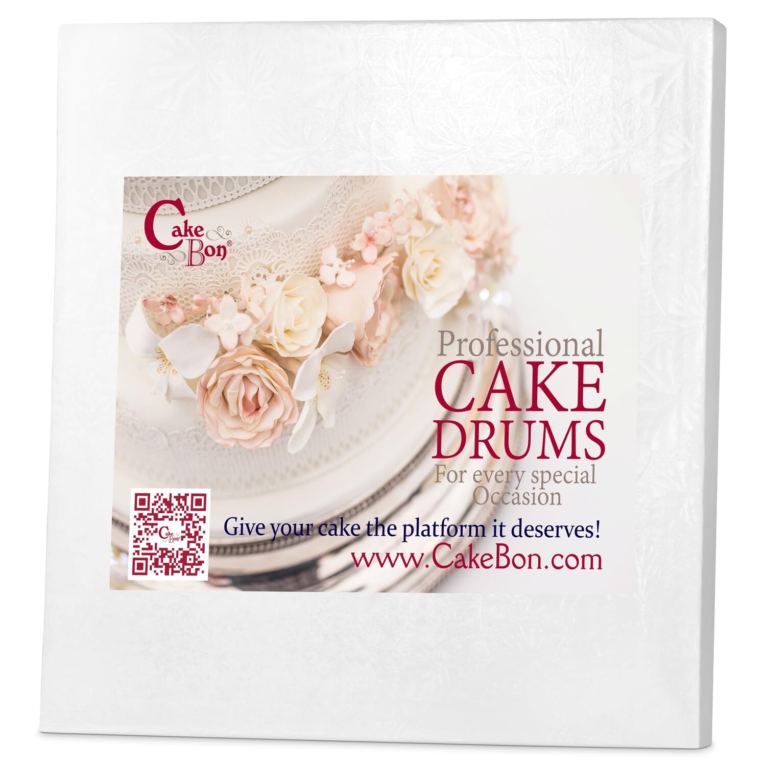 Amazon.com: Thick, Square Cake Boards, 10-Inch Square White - Sturdy ...