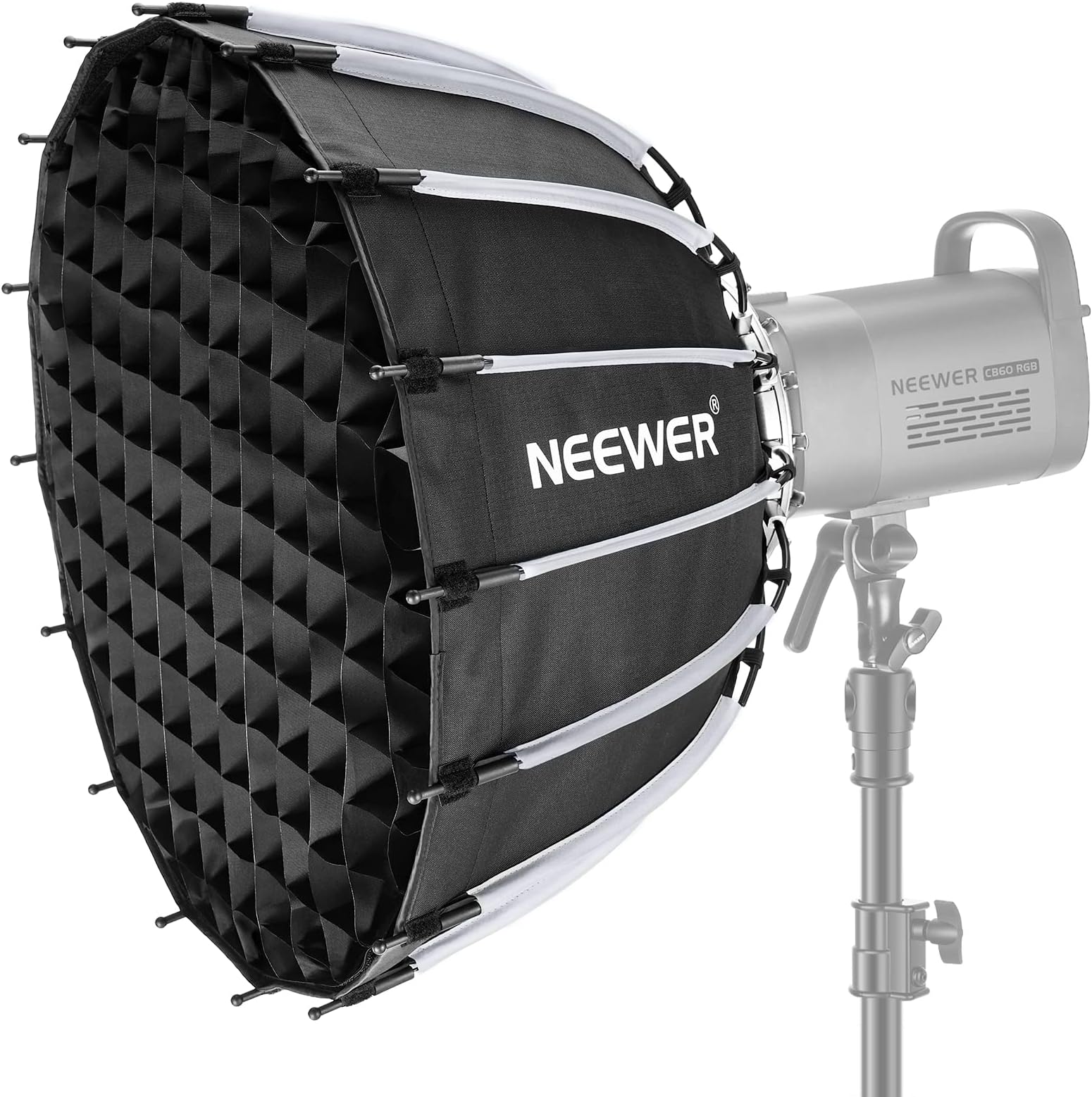 Amazon.com : NEEWER 22inch/55cm Parabolic Softbox Quick Set up Quick ...