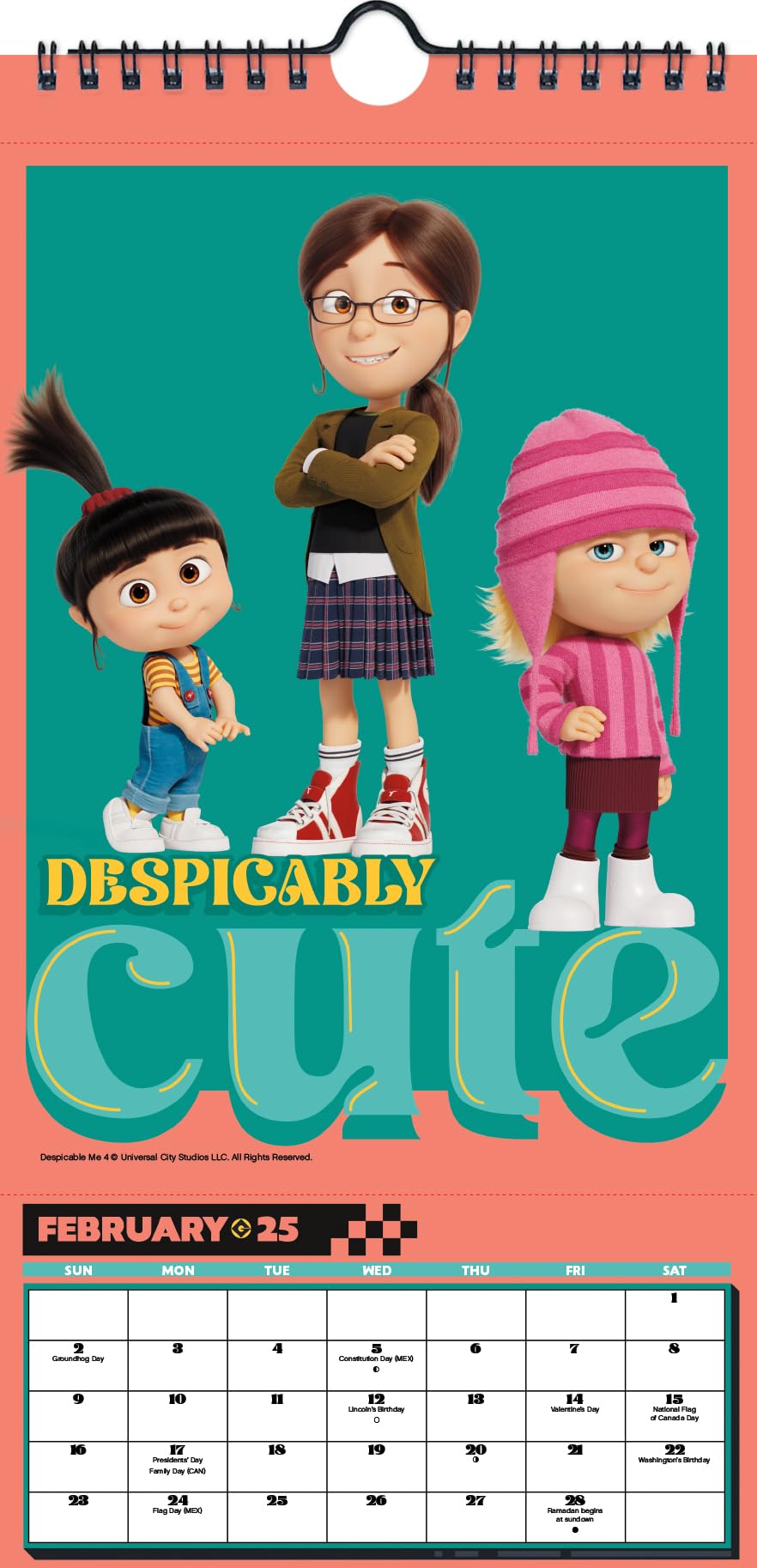 Snapklik.com : Despicable Me Calendar 2025 - Deluxe 2025 Minions Wall ...