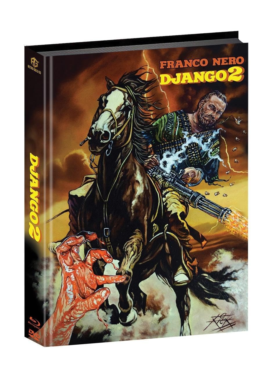 Django 2 - Wattiertes Mediabook - Limitiert auf 444 Stück - Cover A ...
