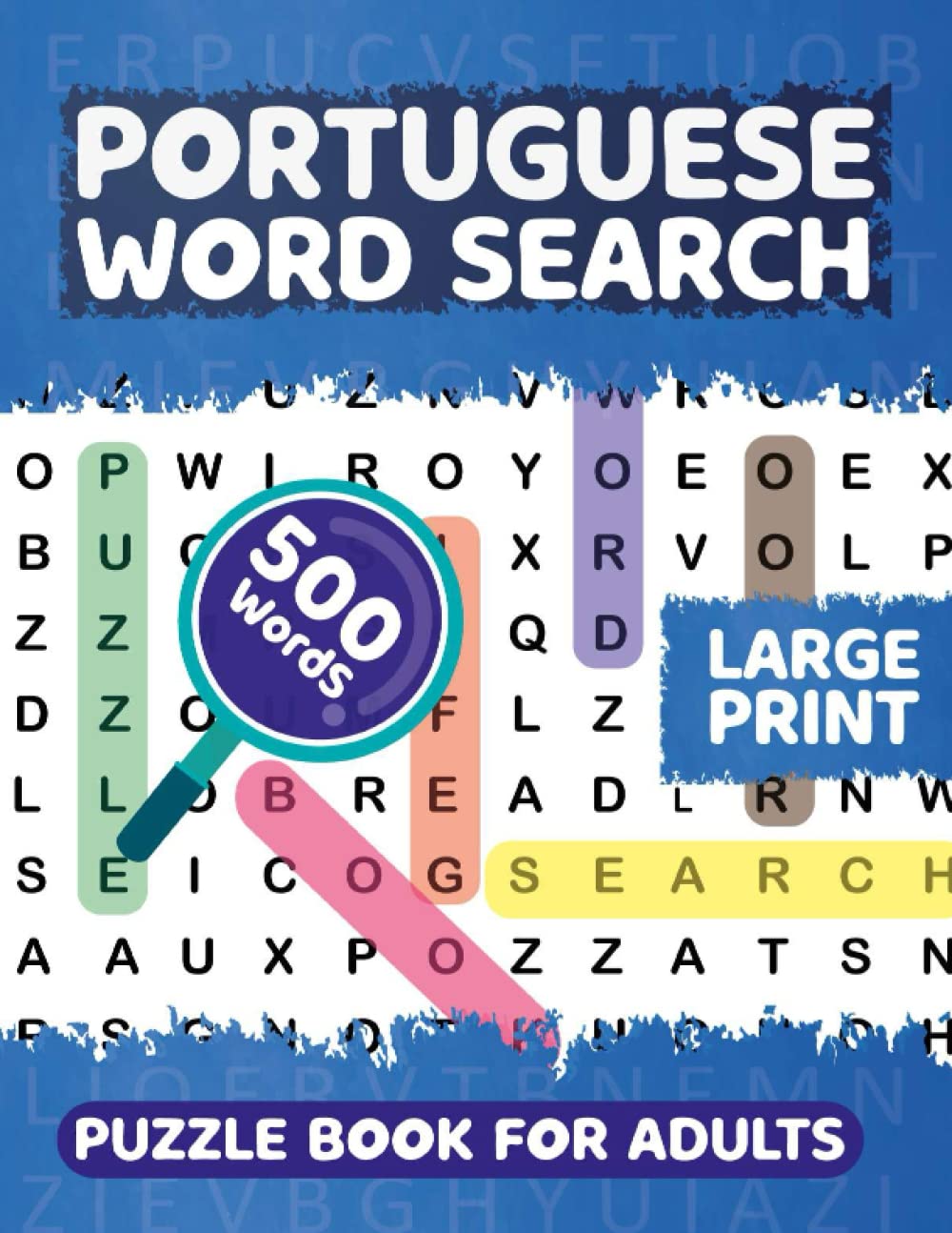 Portuguese Word Search Puzzle Book fo Adults: Large Print for Adults in ...