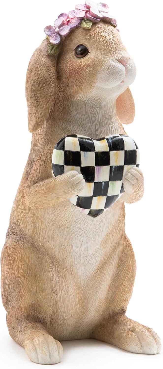 Amazon.com: MACKENZIE-CHILDS Courtly Cottage Rabbit, Cute Bunny ...