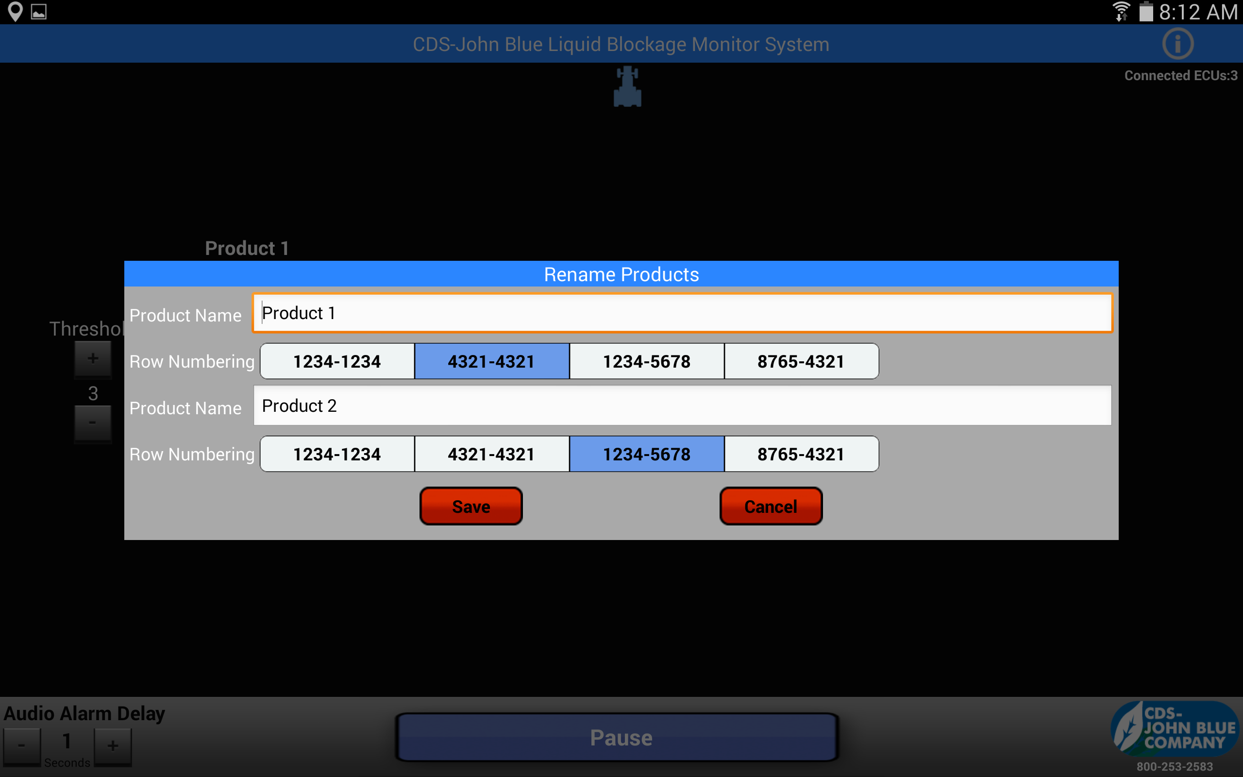 CDS John Blue Liquid Blockage Monitor - App on Amazon Appstore