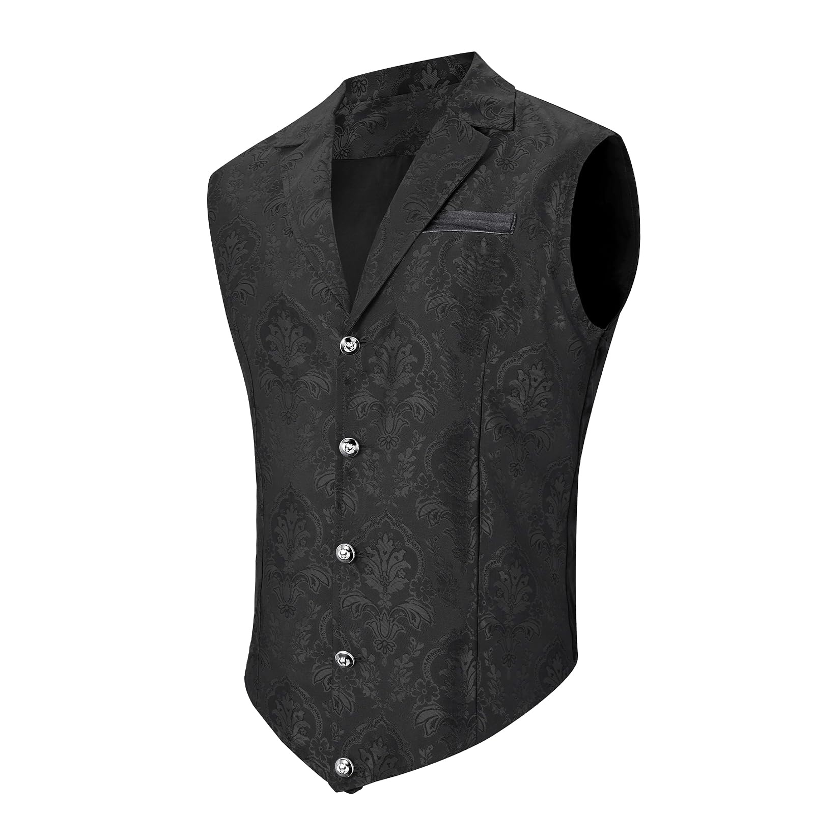Century Star Mens Vest Suit Vests Dress Vampire Steampunk Pirate Casual ...