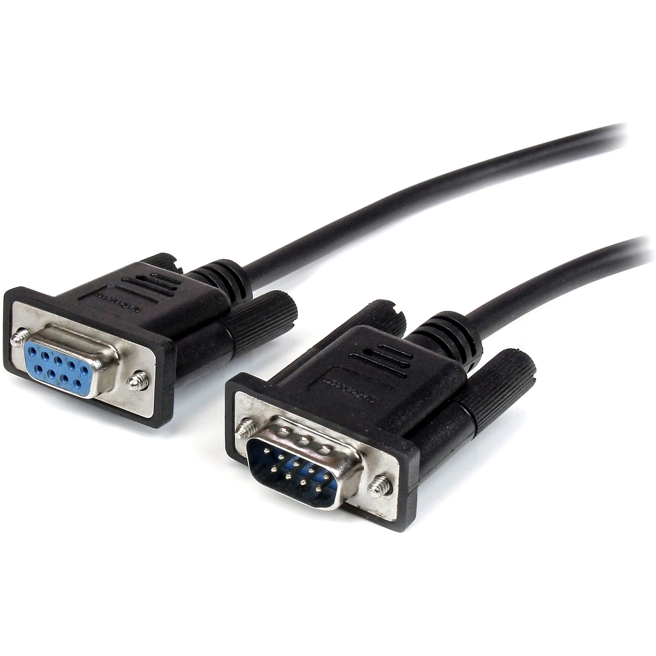 Buy StarTech 1m Black Straight Through DB9 RS232 Serial Cable DB9